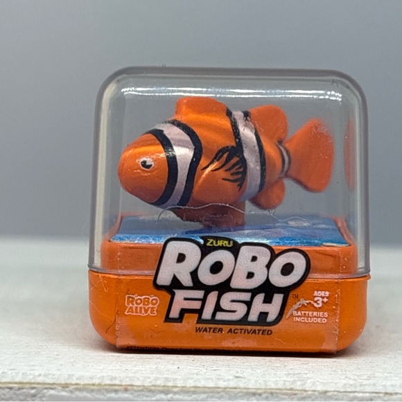 Toys | Zuru Mini Brands Toy Series Robo Orange Fish Nemo Clown Fish ...